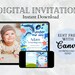 Editable Electronic Under the Sea Birthday Invitation, Digtal Editable ...