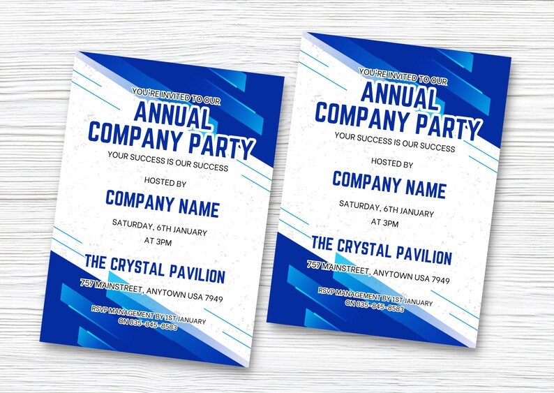 Editable Company Party Invitation: Employee Appreciation (digital ...