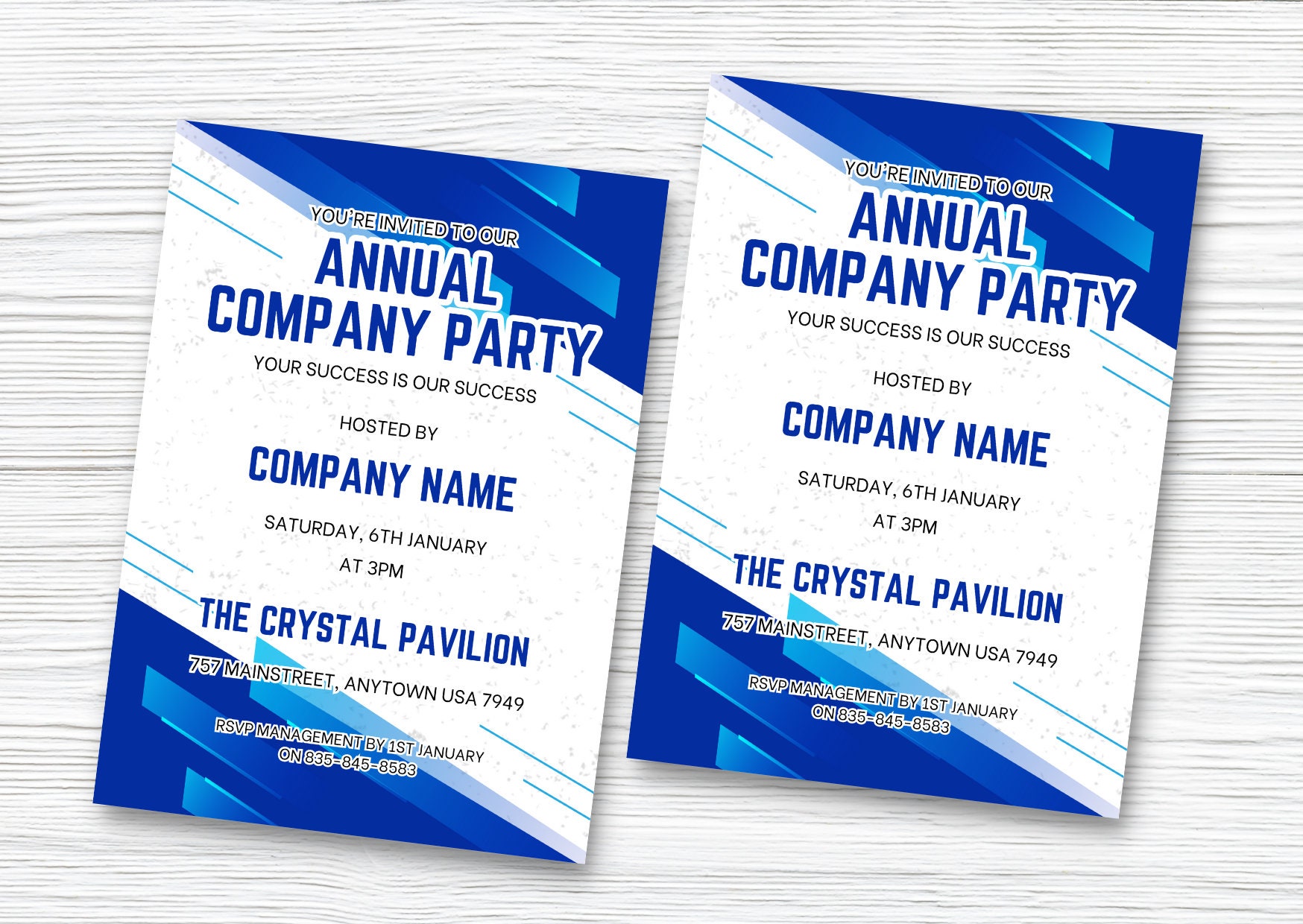 Editable Company Party Invitation: Employee Appreciation (digital ...