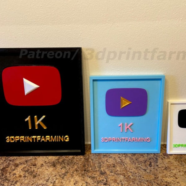 Youtube Play Button - Etsy