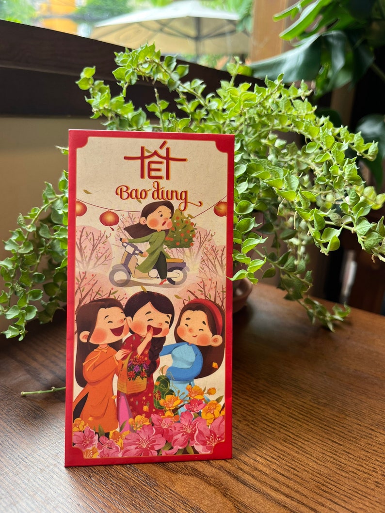 Red Envelope | Vietnamese Tet| Lunar New Year 2026| Set of 20 Red Lucky ...