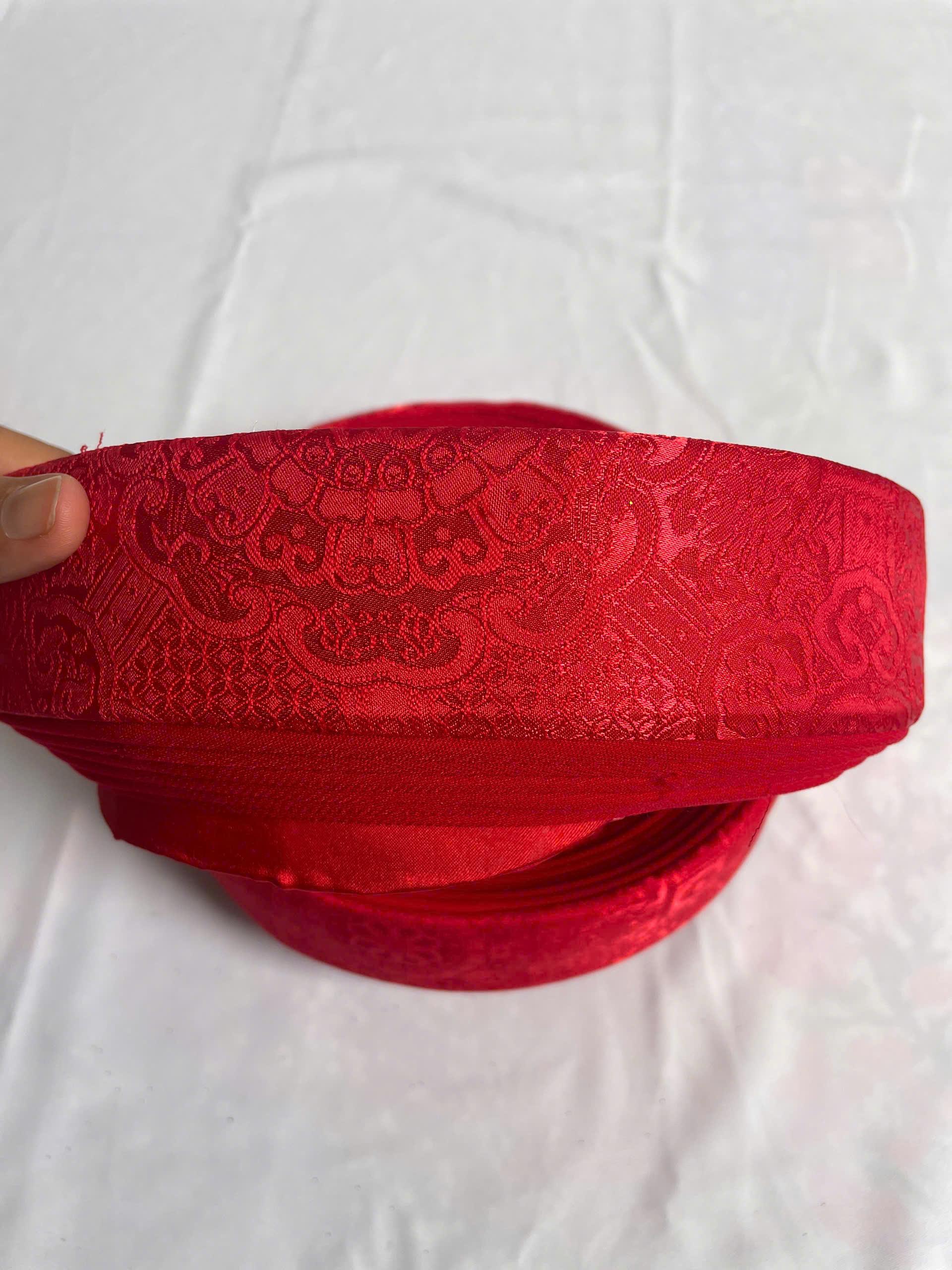 Vietnamese Gấm Khăn Đóng Headband: Ao Dai Groom Hat - Turban Men's Ao ...