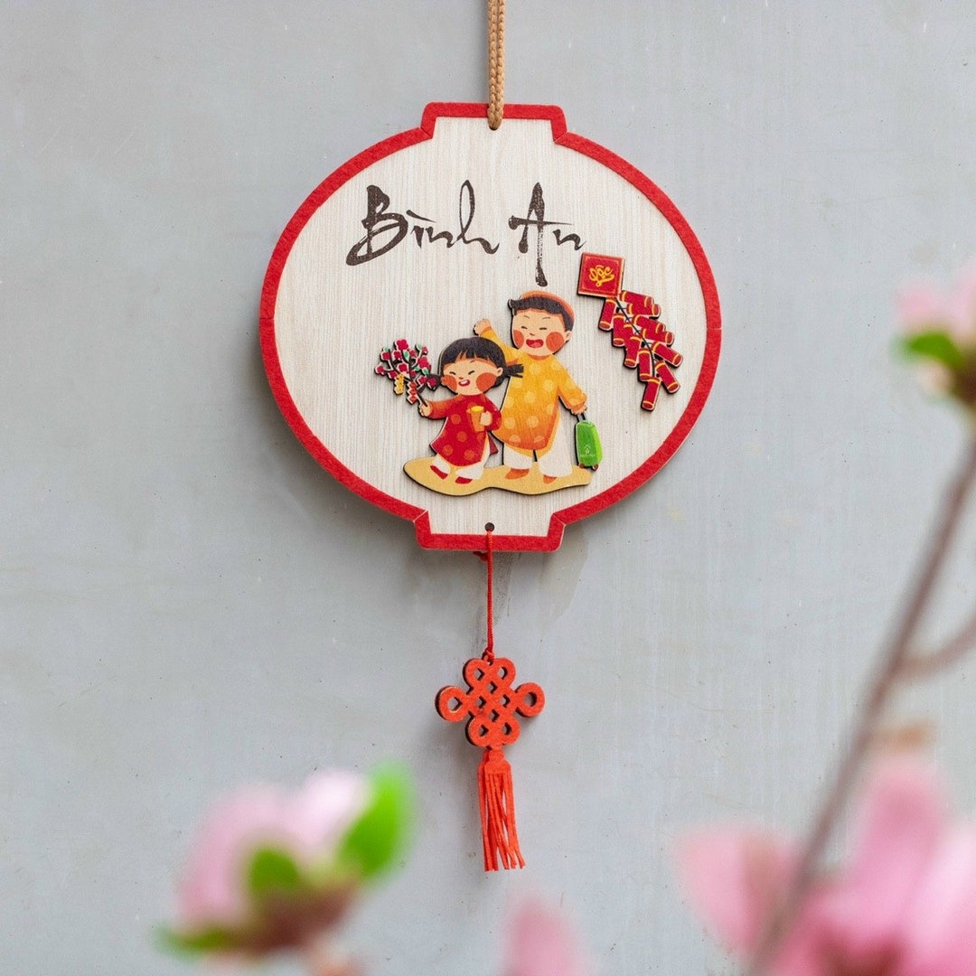 Tet Decoration - Lantern Shape | Tết Decorative Door Hanging ...