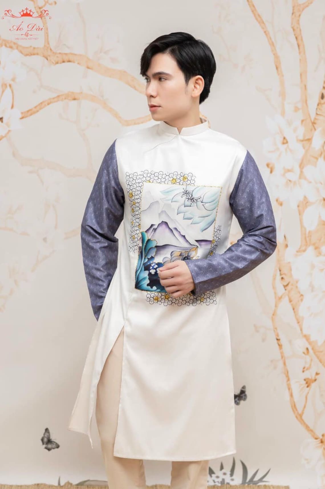 Pre-made Vietnam Ao Dai for Men Wedding Ao Dai for Men Men - Etsy