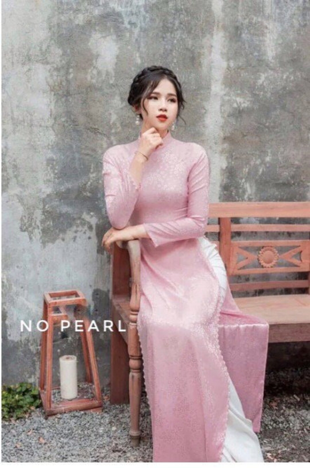 Pink Mini Floral Gam Silk Ao Dai Ao Dai for Woman Ao Dai for Girls ...