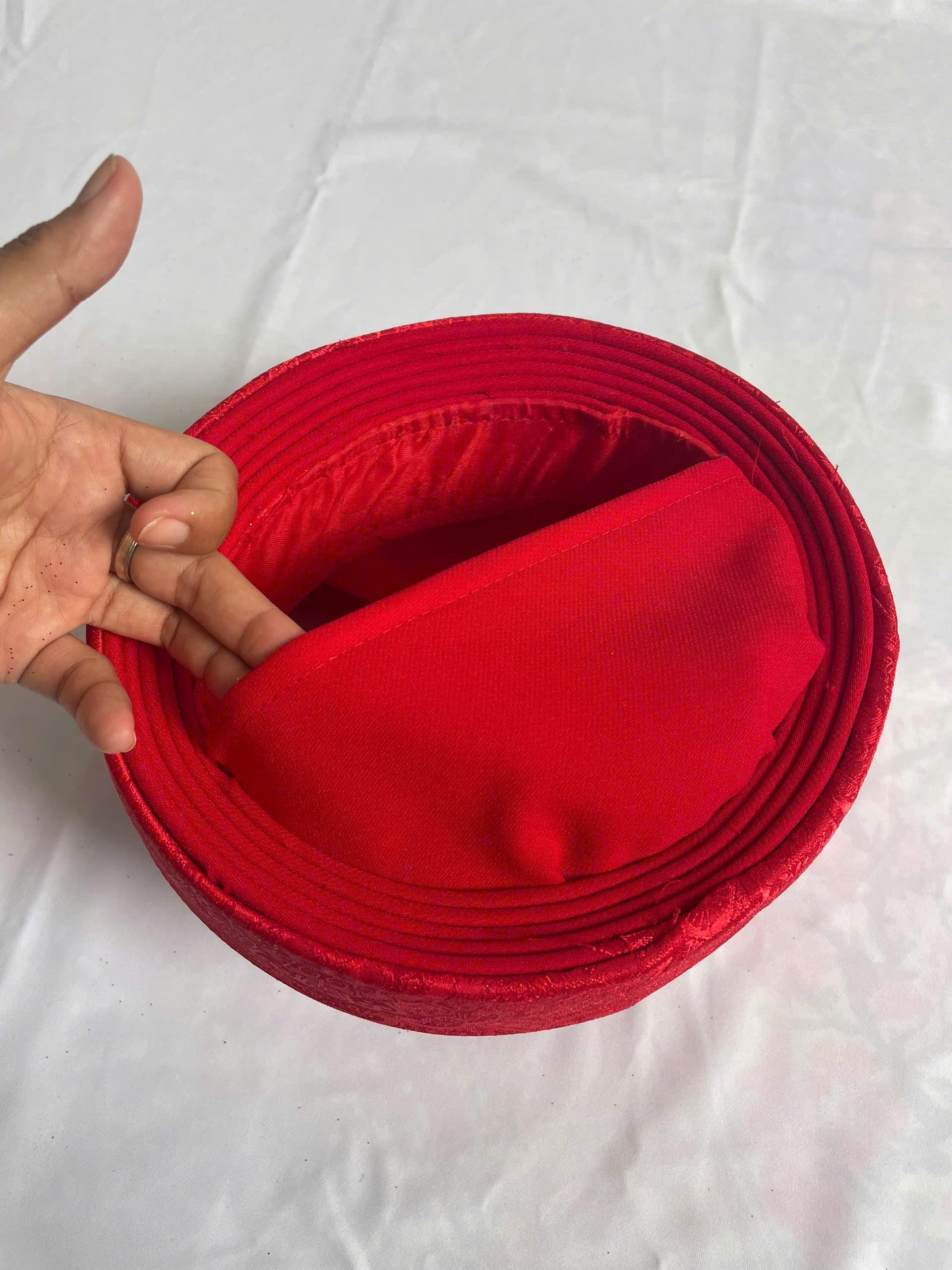 Vietnamese Gấm Khăn Đóng Headband: Ao Dai Groom Hat - Turban Men's Ao ...