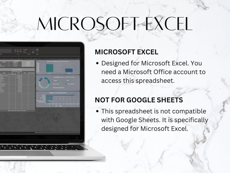 Monthly Budget Dashboard Dark Mode Minimalist Budget Spreadsheet ...