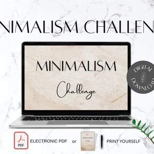 Minimalist 30 Day Challenge | Printable | 30 Days | Declutter ...