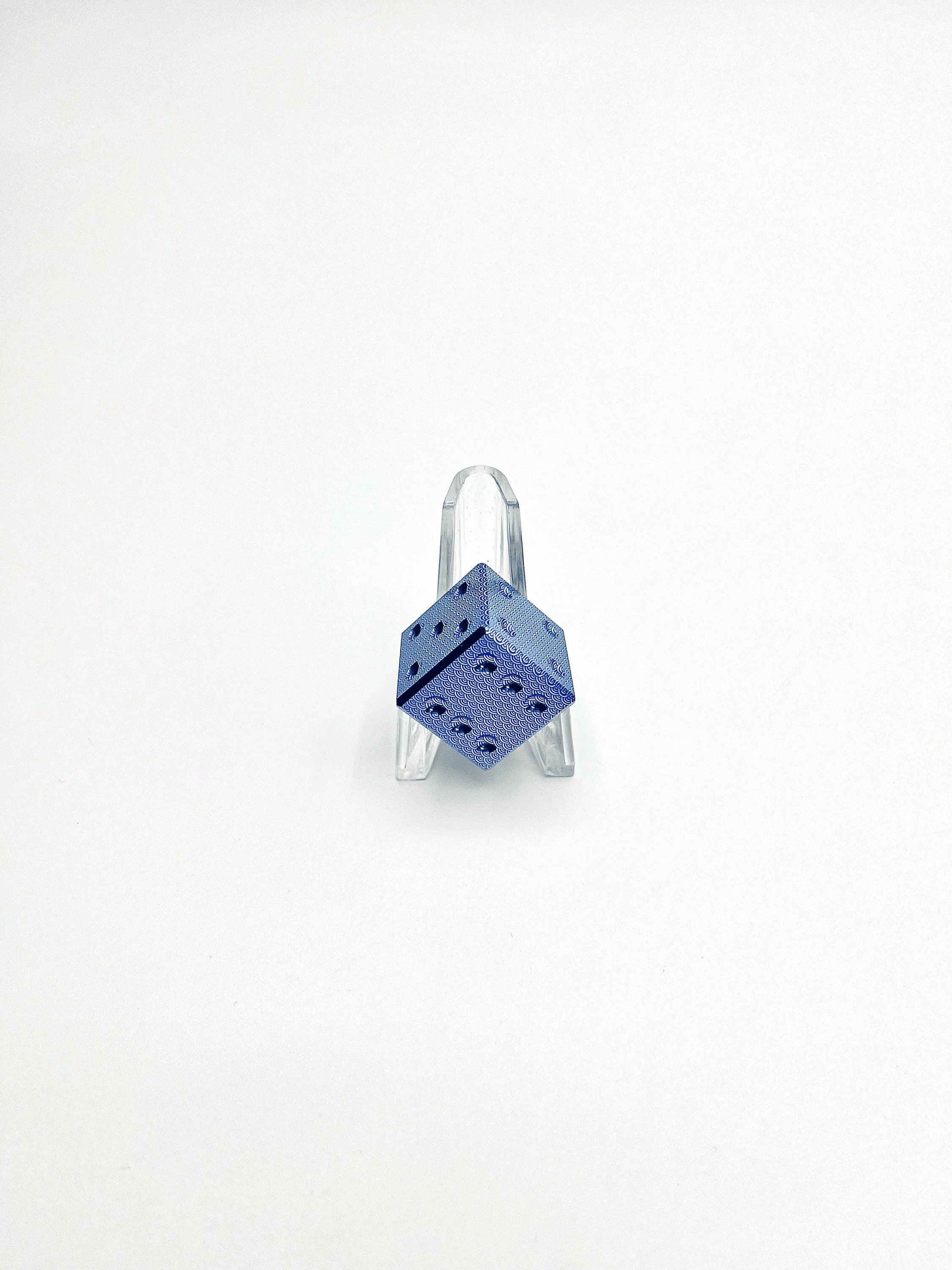 Titanium Dice With Seigaiha Wave Engrave 19mm - Etsy