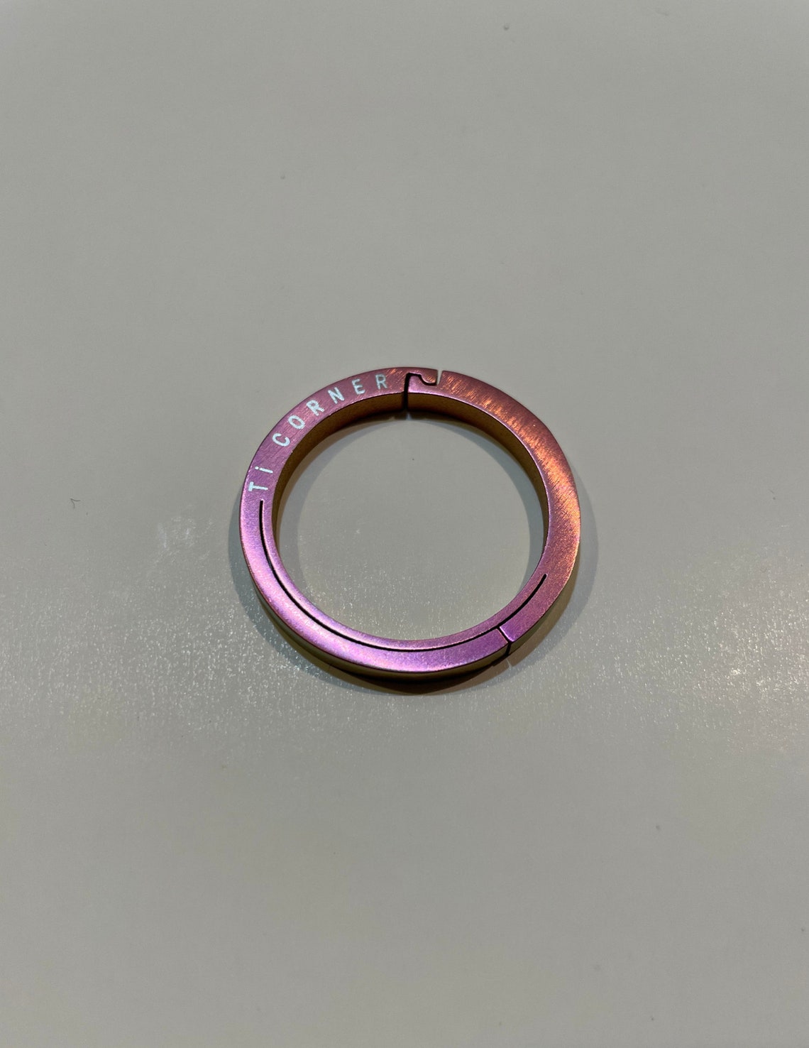 Titanium EDC Key Ring Every Day Carry Key Ring. Lanyard Key - Etsy