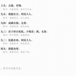 Iching 64 Hexagram Handbook (易经64卦——卦辞、爻辞、象传电子版手册) Digital Version - Etsy