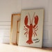 Seafood Kitchen Printable Wall Art, Lobster Club Print, Digital ...