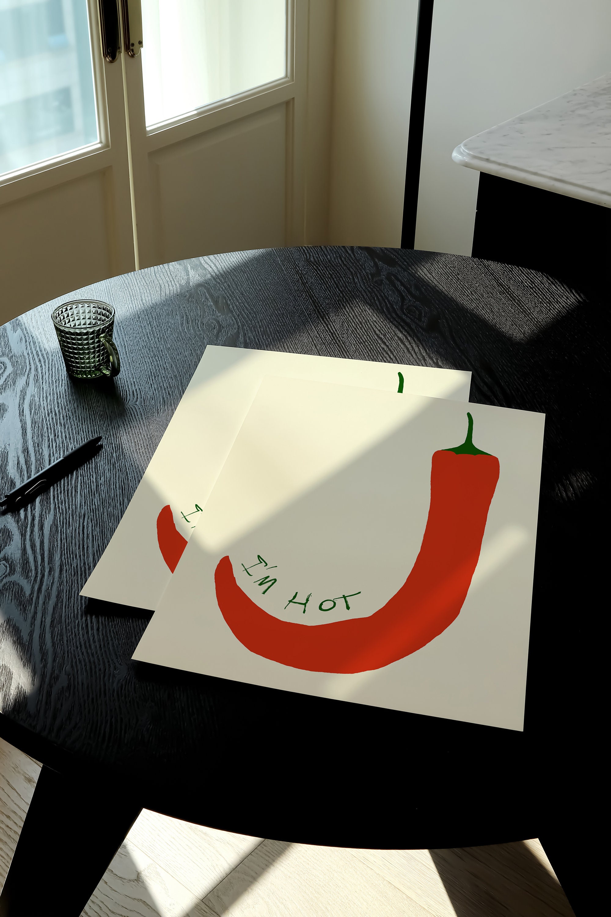 Chilli Fine Art Print Modern Kitchen Wall Art Modern Print - Etsy