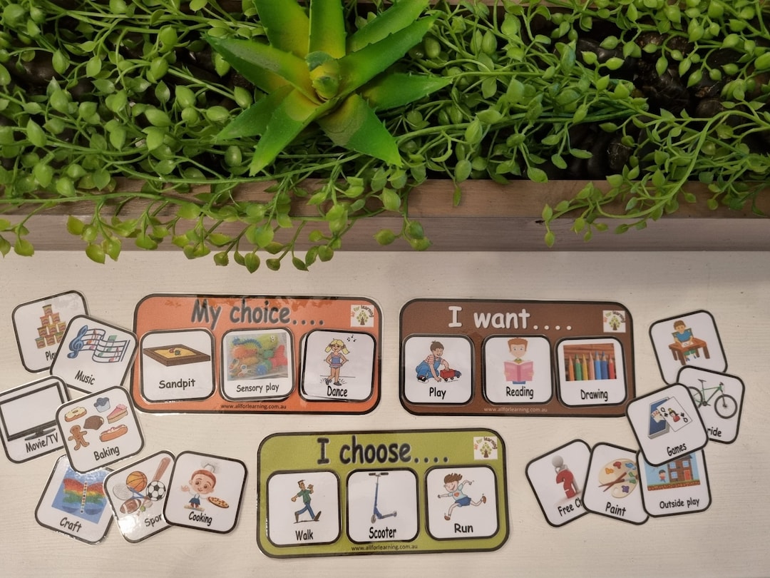 Choice Boards - Visual - Etsy