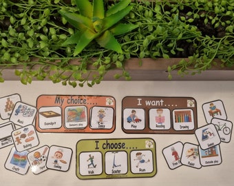Choice Boards Visual Support for Autism and SEN - Etsy