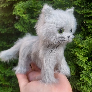 Realistic | Gray Cat | Crochet Pattern | Amigurumi Pattern | Crochet ...