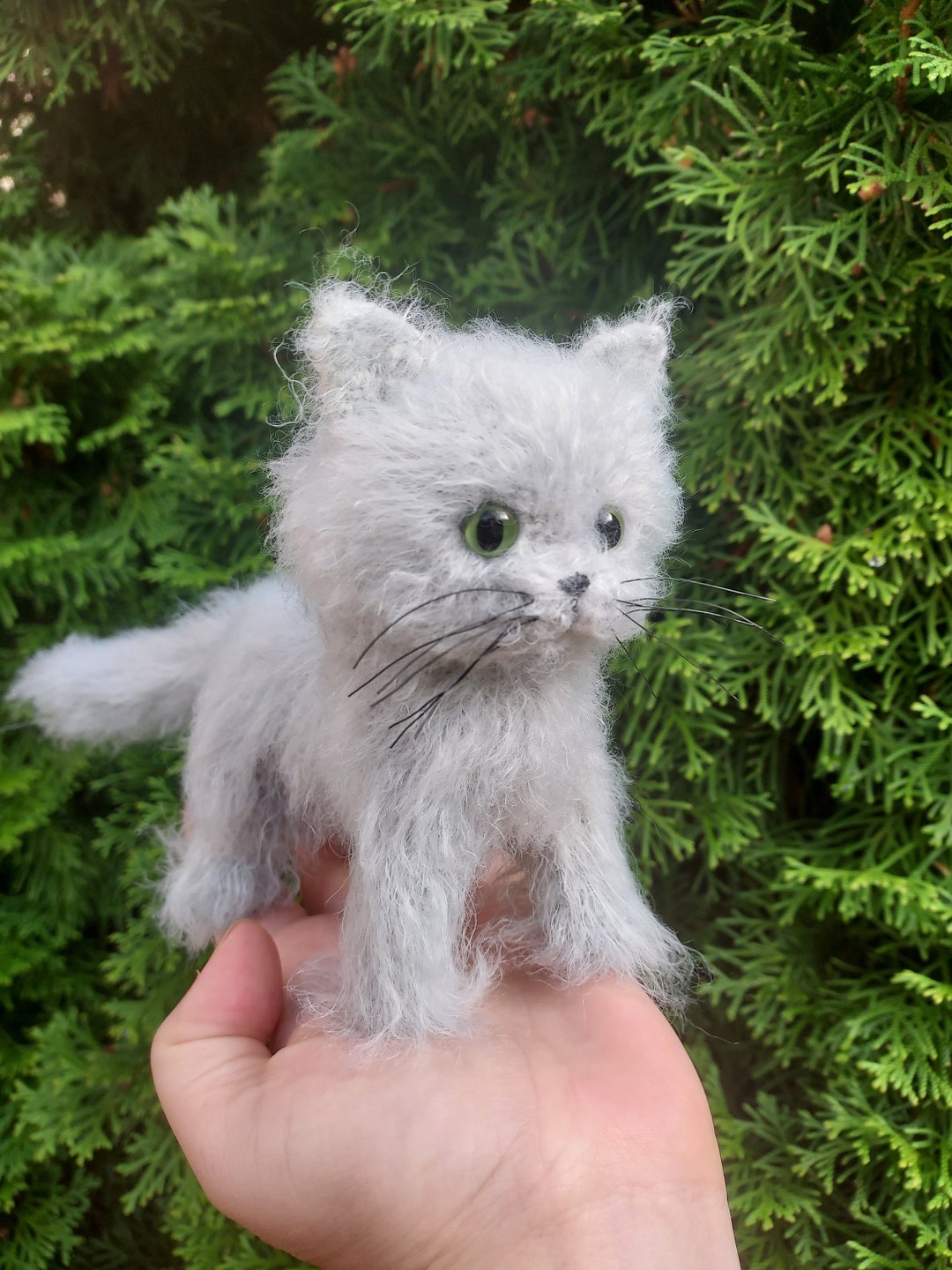 Realistic | Gray Cat | Crochet Pattern | Amigurumi Pattern | Crochet ...