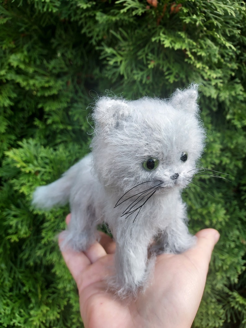 Handmade Cat Realistic Cat Meme Gray Cat Cats Custom - Etsy