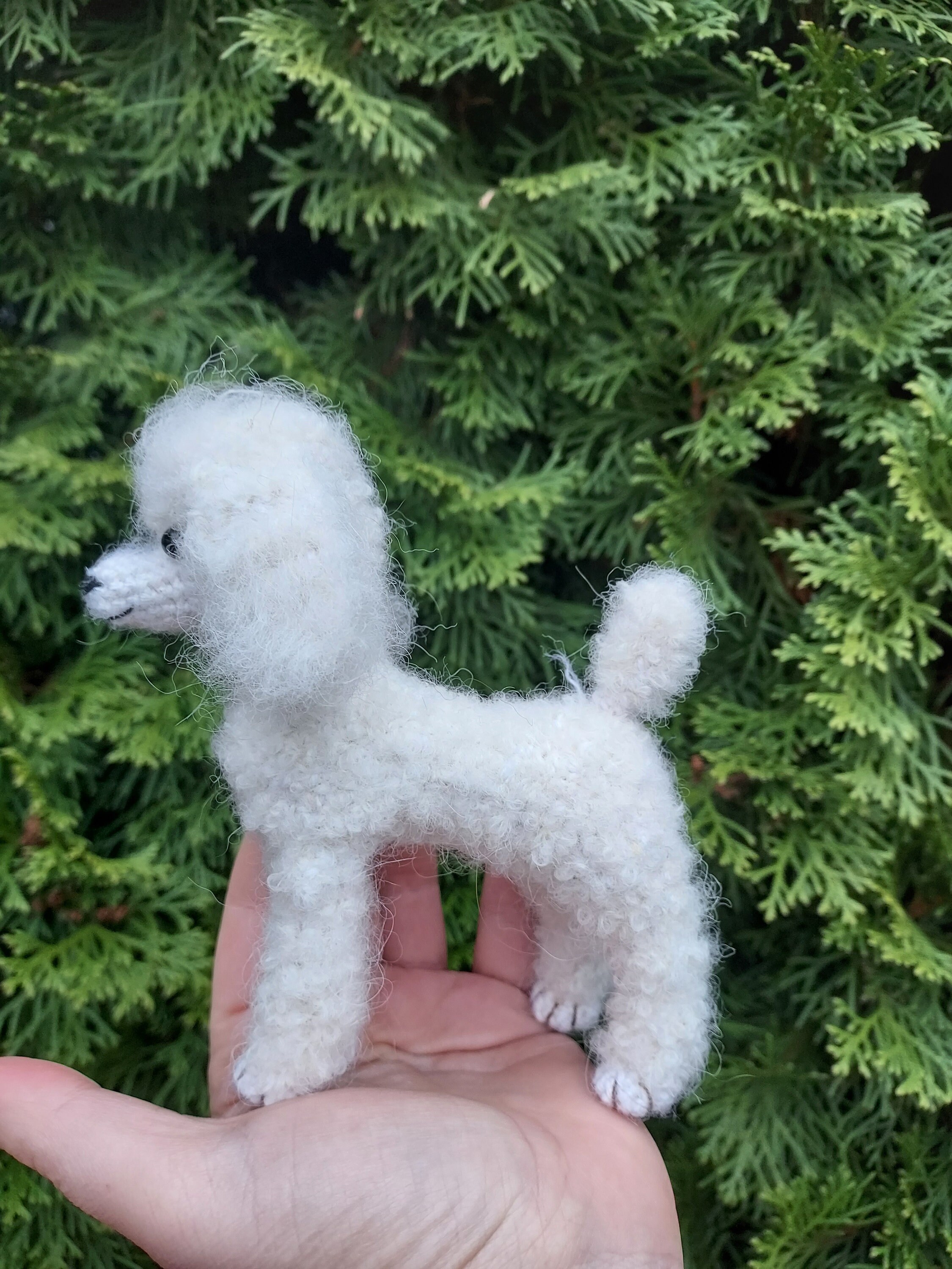 Poodle Dog Crochet Dog Crochet DIY Dog Crochet Pattern Dog Pattern ...