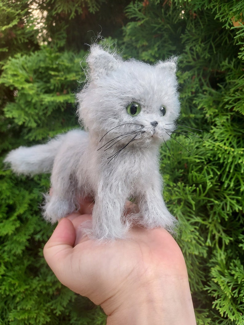 Handmade Cat Realistic Cat Meme Gray Cat Cats Custom - Etsy