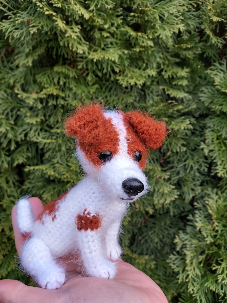 Jack Russell Terrier, Crochet Pattern, Dog Crochet Pattern, Dog Pattern ...