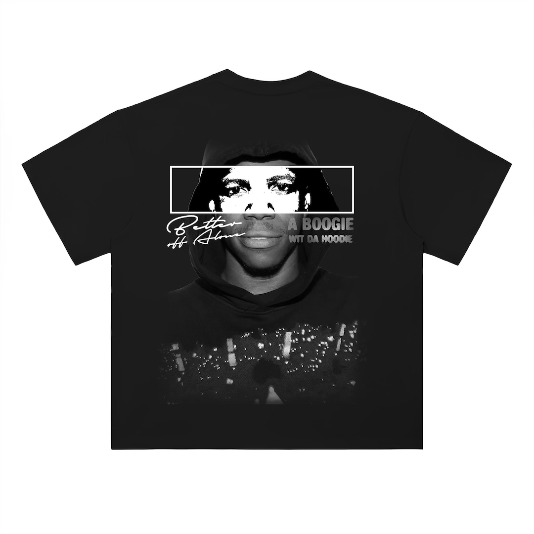 A Boogie Wit Da Hoodie T-shirt, Better off Alone Tour, Boxy Tee, Rap ...