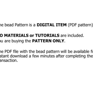 Seed Bead PDF, Earring Pattern PDF, Miyuki Pattern, Brick Stitch ...