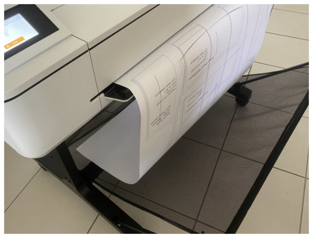 A0 PDF Sewing Pattern Printing Folded - Etsy
