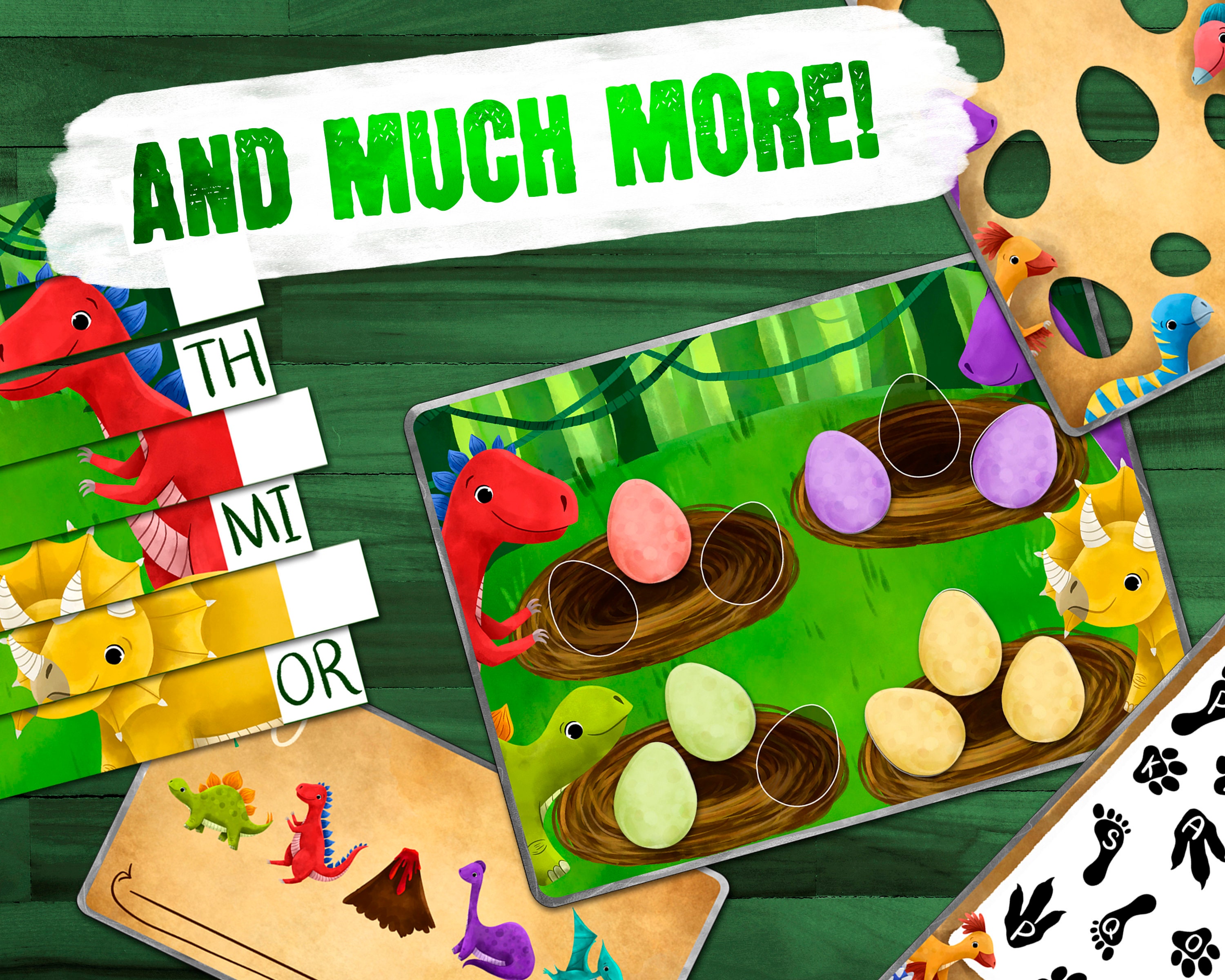 Missing Dinosaur Eggs Treasure Hunt | Printable Party Games | Dino ...