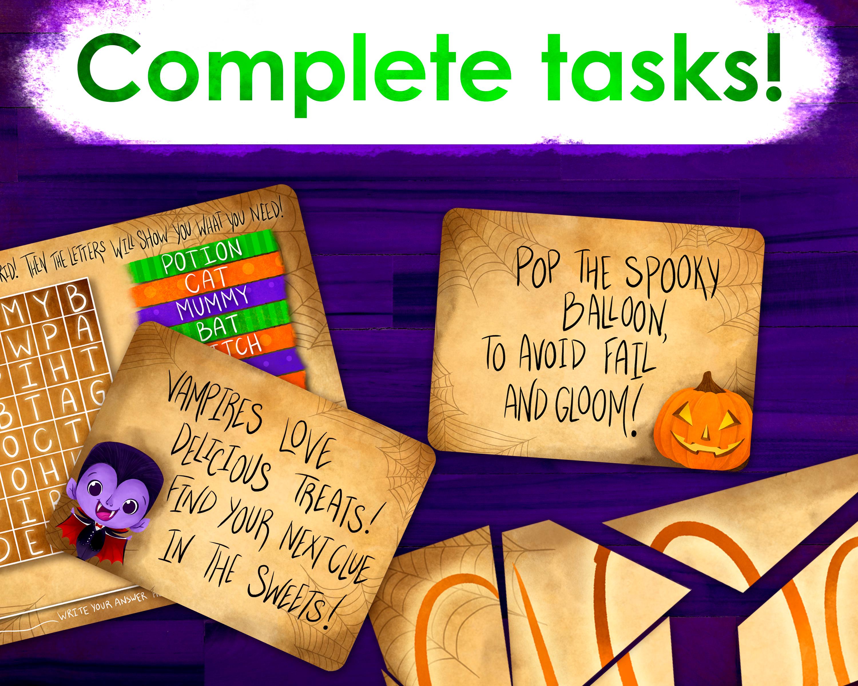 Halloween Treasure Hunt | Party Printables | Escape Room for Kids ...