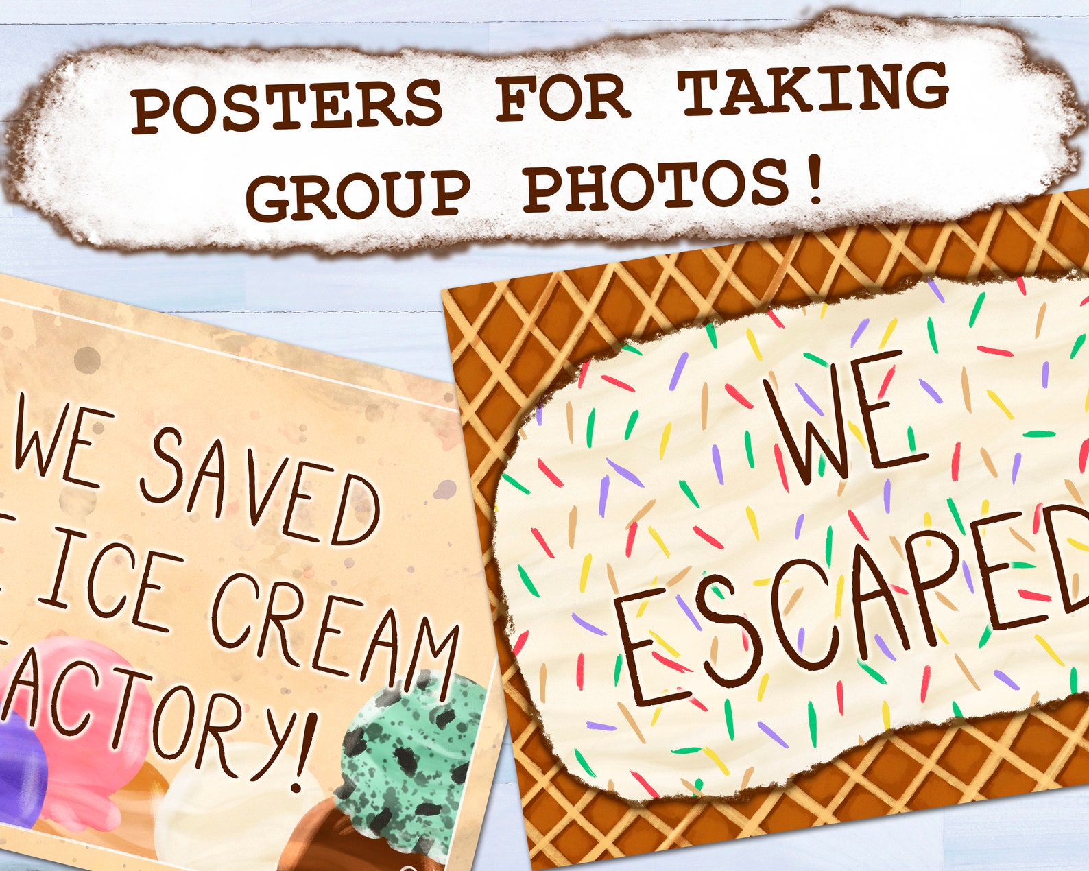 Ice Cream Escape Room for Kids | Treasure Hunt DIY Printable | Print ...