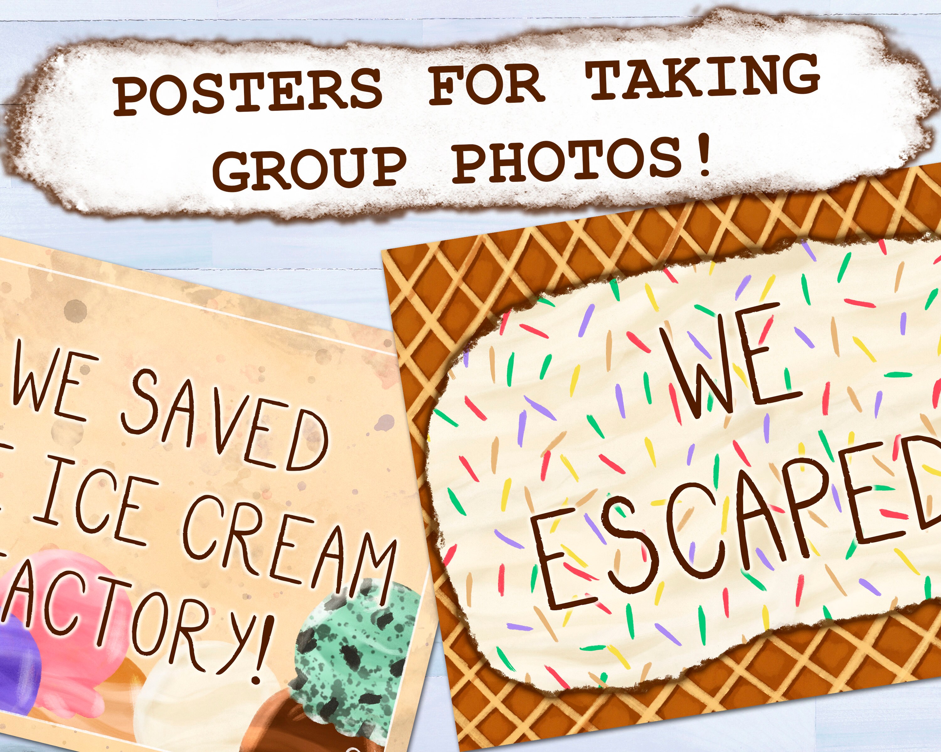 Ice Cream Escape Room for Kids | Treasure Hunt DIY Printable | Print ...