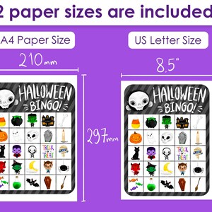 Halloween Bingo Game Printable Spooky Game Homeschool Halloween ...