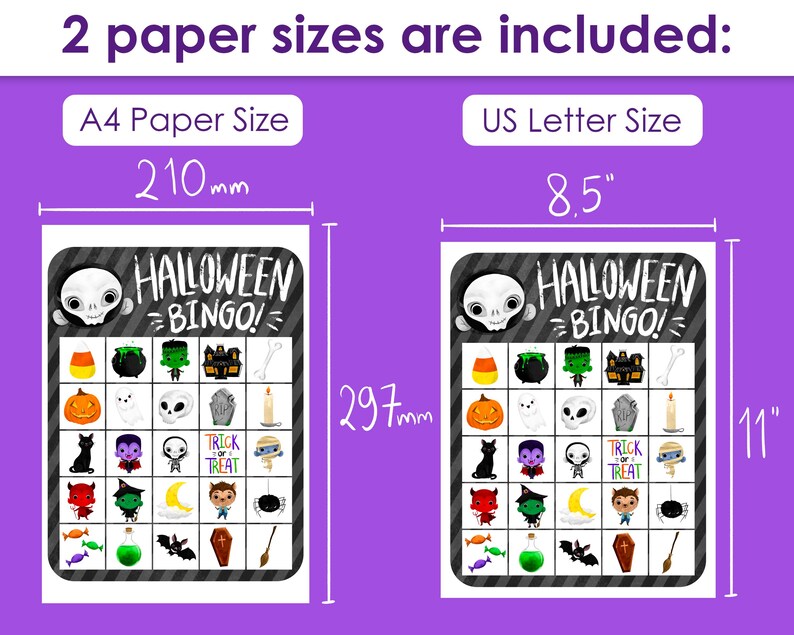 Halloween Bingo Game Printable Spooky Game Homeschool Halloween ...