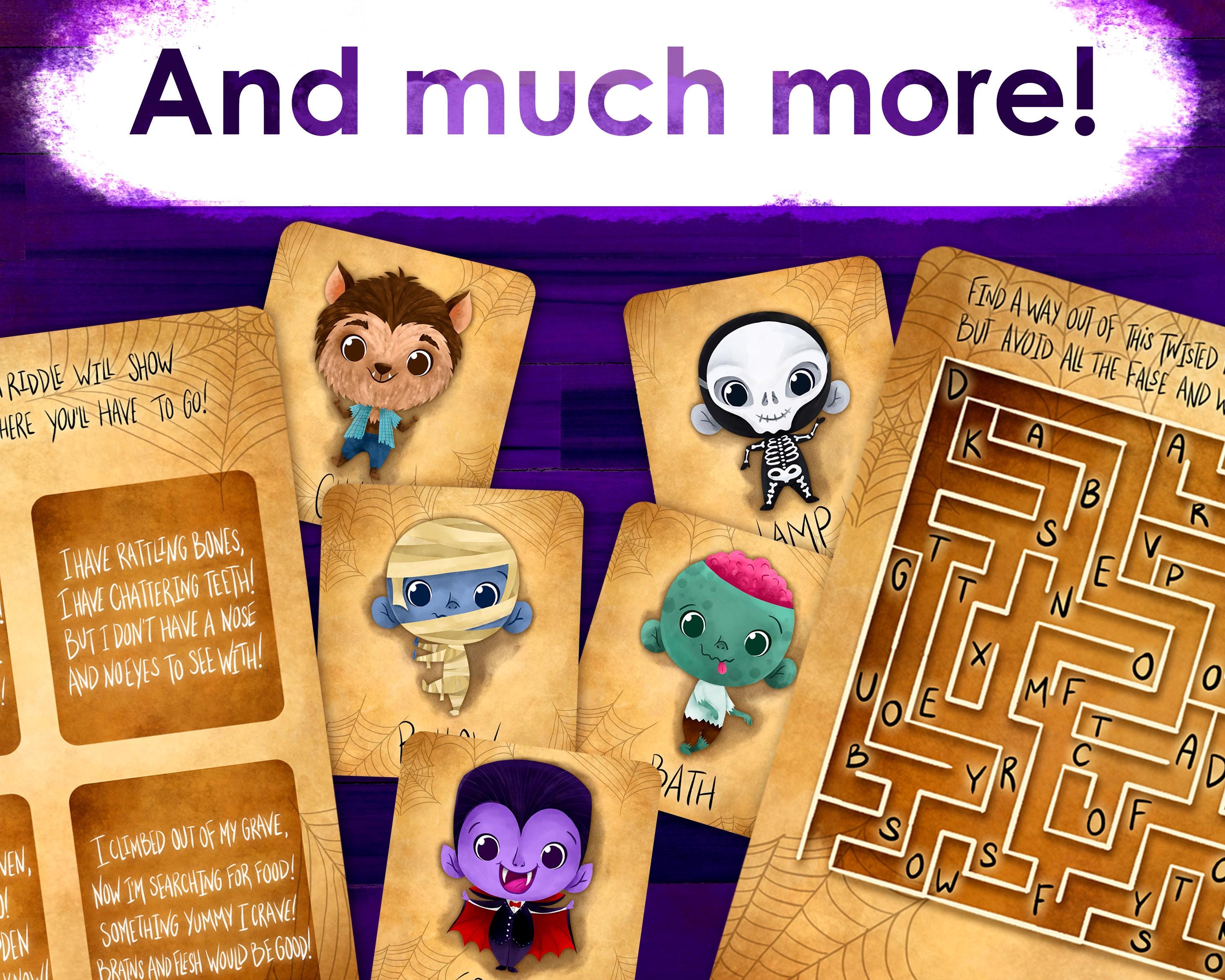 Halloween Treasure Hunt | Party Printables | Escape Room for Kids ...