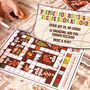 Alone for Christmas Escape Room for Kids | Printable Party Treasure ...