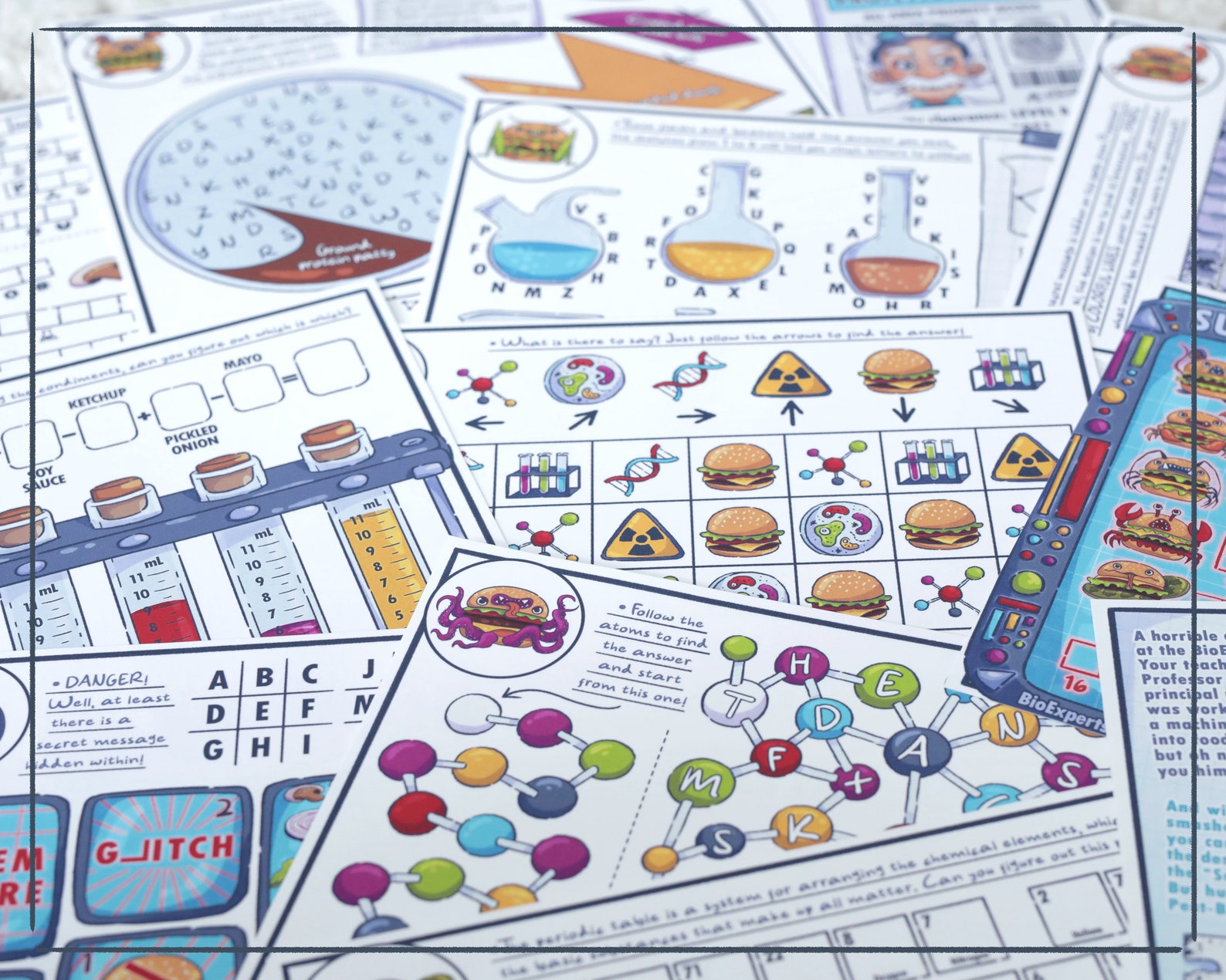 Burger Catastrophe Escape Room for Kids | Birthday Printable Party ...