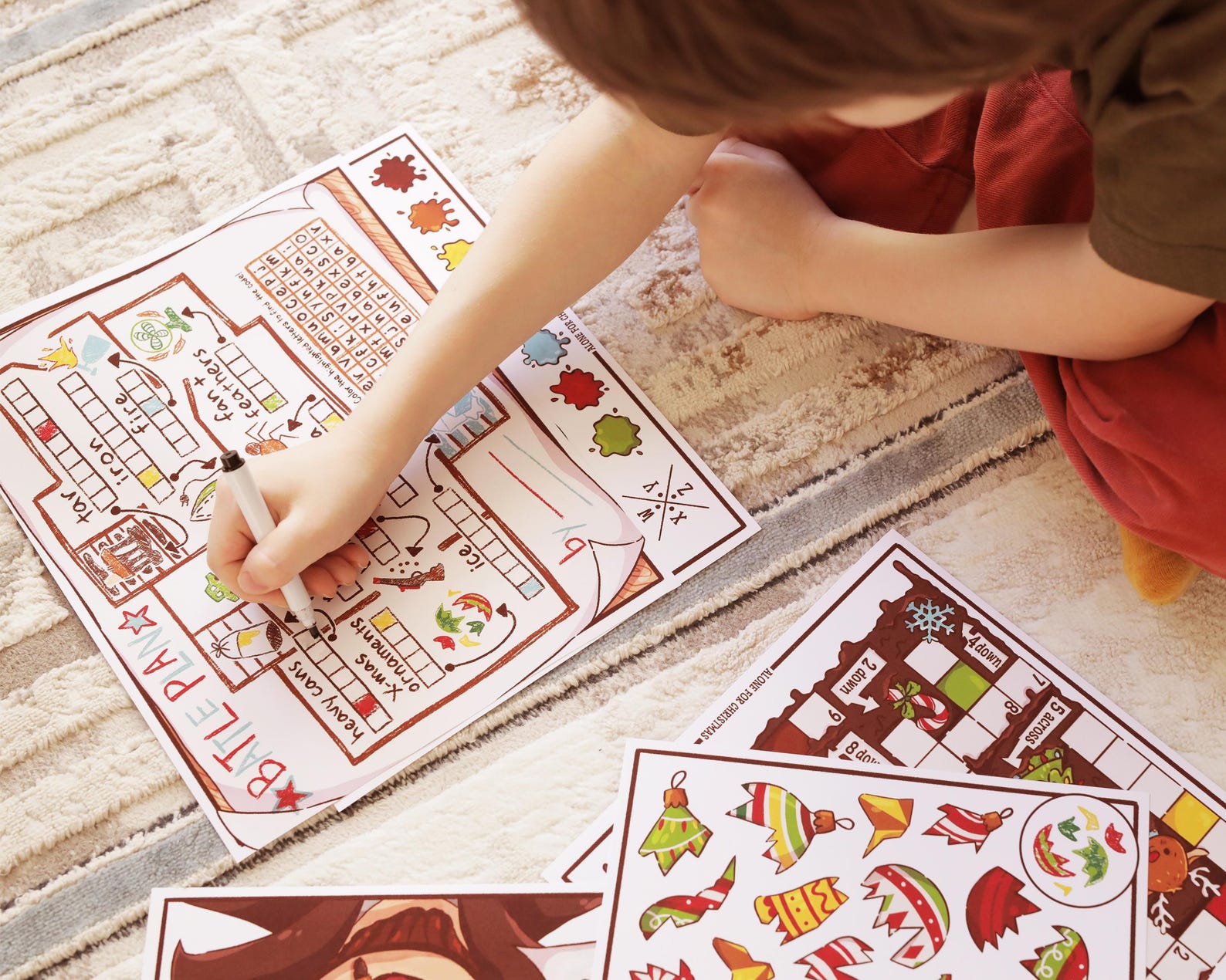 Alone for Christmas Escape Room for Kids | Printable Party Treasure ...