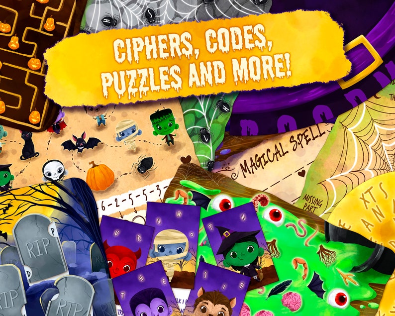 Halloween Haunted House Escape Room for Kids | DIY Escape Room Game ...