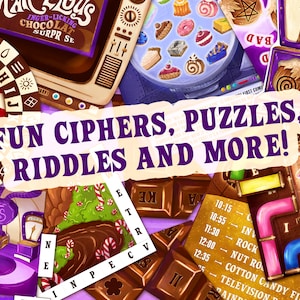 Chocolate Factory Escape Room for Kids | Treasure Hunt DIY Printable ...