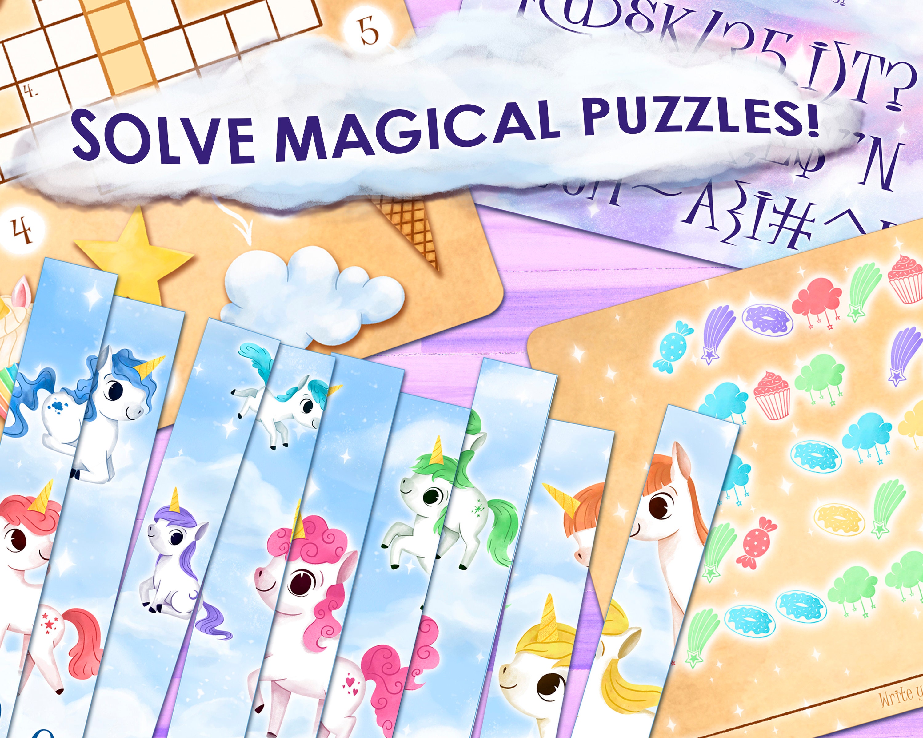 Unicorn Treasure Hunt | Printable Party Games for Kids | DIY Escape ...