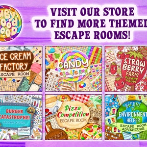 Chocolate Factory Escape Room for Kids | Treasure Hunt DIY Printable ...