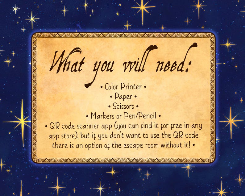 Wizarding Escape Room Game for Kids | Magical School Treasure Hunt DIY ...