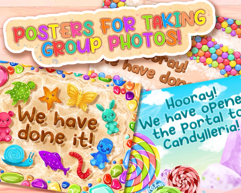 Candy Escape Room for Kids | Birthday Party Game | DIY Printable ...