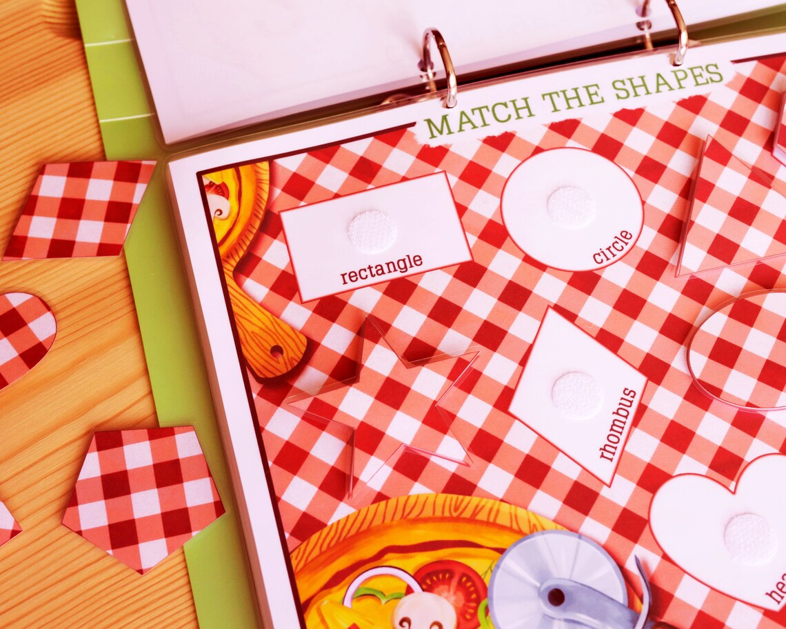 Pizza Busy Book | Printable Activities for Kids | Print and Play ...