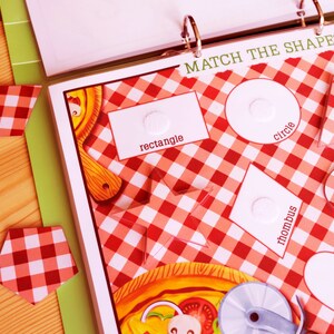 Pizza Busy Book | Printable Activities for Kids | Print and Play ...