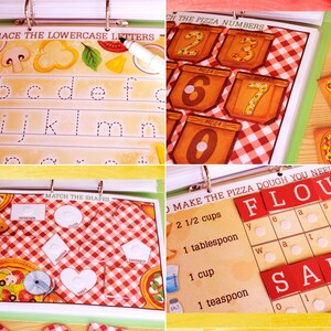 Pizza Busy Book | Printable Activities for Kids | Print and Play ...