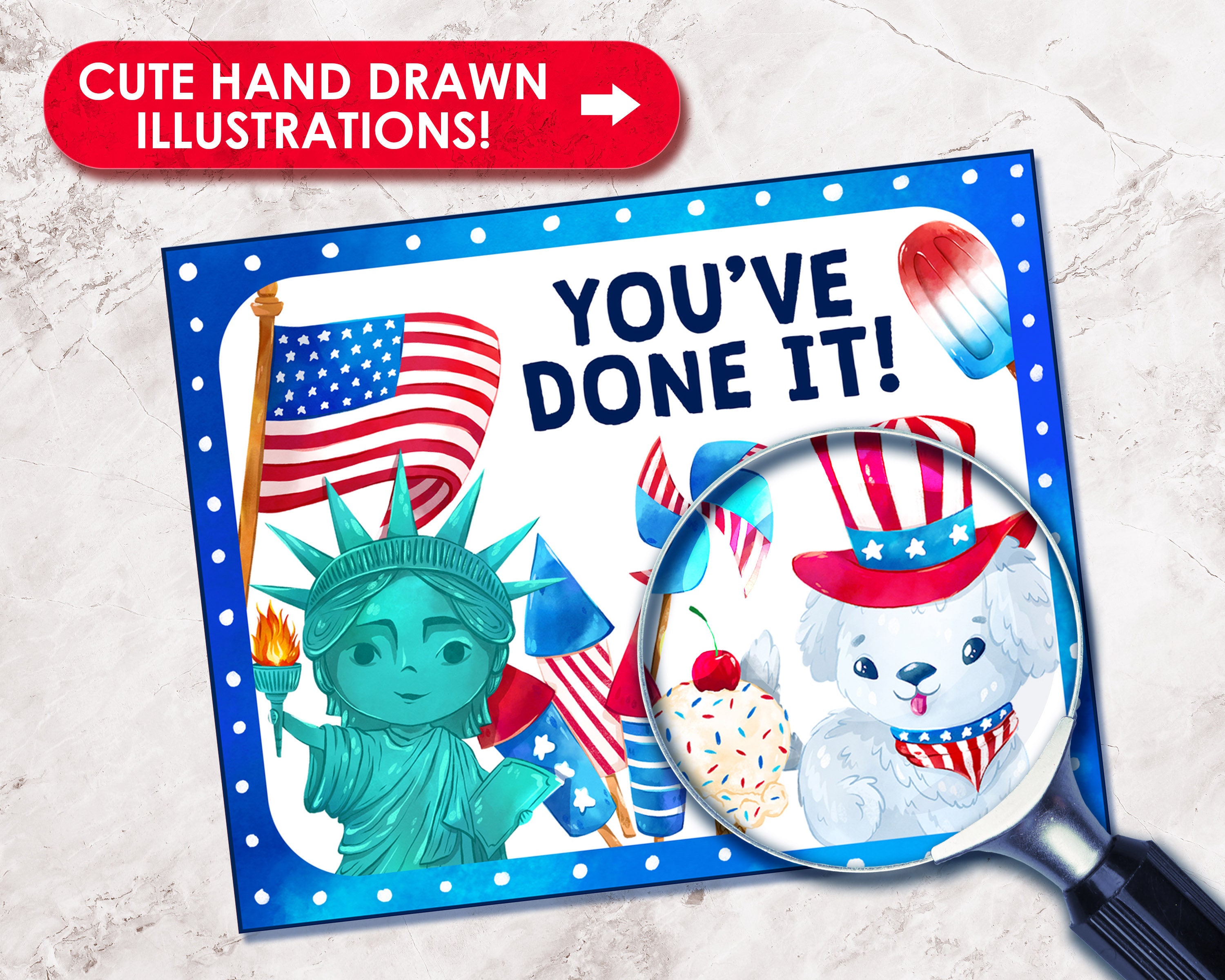 4th of July Indoor Treasure Hunt | Escape Room Kit | Scavenger Hunt ...