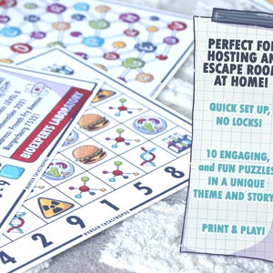 Burger Catastrophe Escape Room for Kids | Birthday Printable Party ...