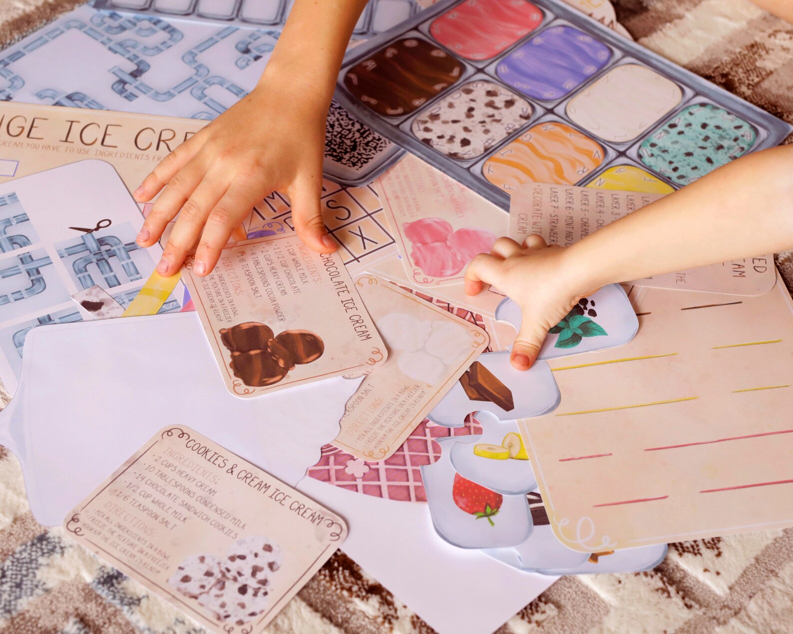 Ice Cream Escape Room for Kids | Treasure Hunt DIY Printable | Print ...